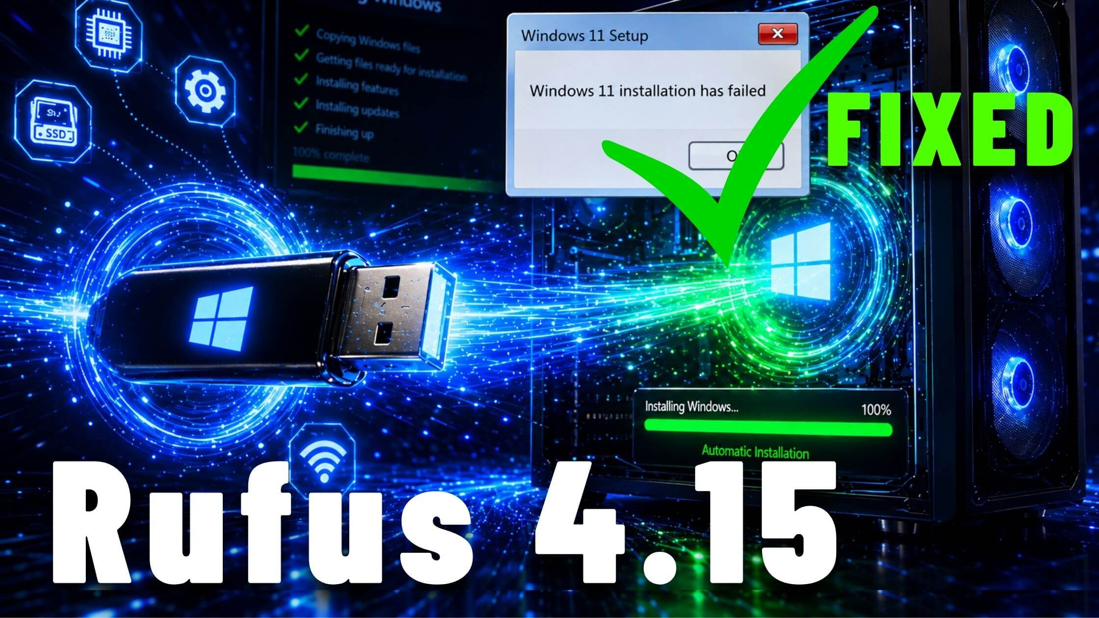 Windows 11 Installation Freezing? Rufus 4.15 Silent Mode Just Solved It